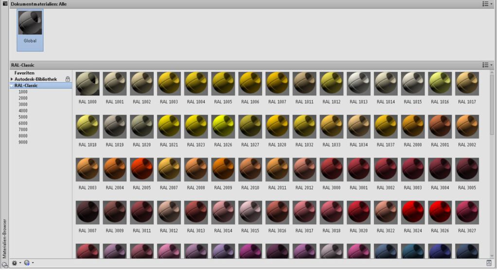 Alle RAL-Classic Farben als Materialbibliothek - Schulungshandbuch.de ...